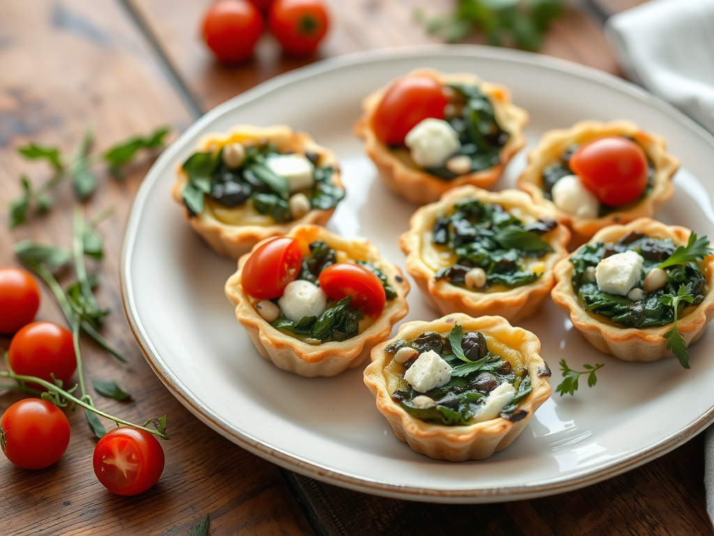 Greek Mini Quiches: A Flavorful Twist on a Classic – Greeksnacks Blog