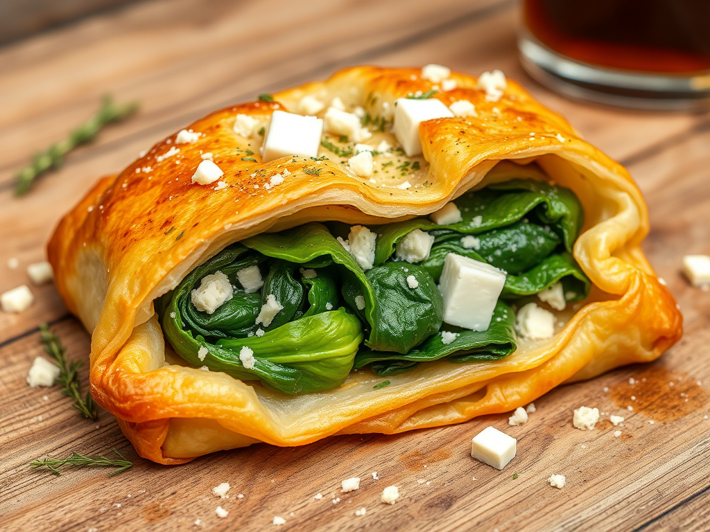 Spinach and Cheese Bougatsa – Greeksnacks Blog