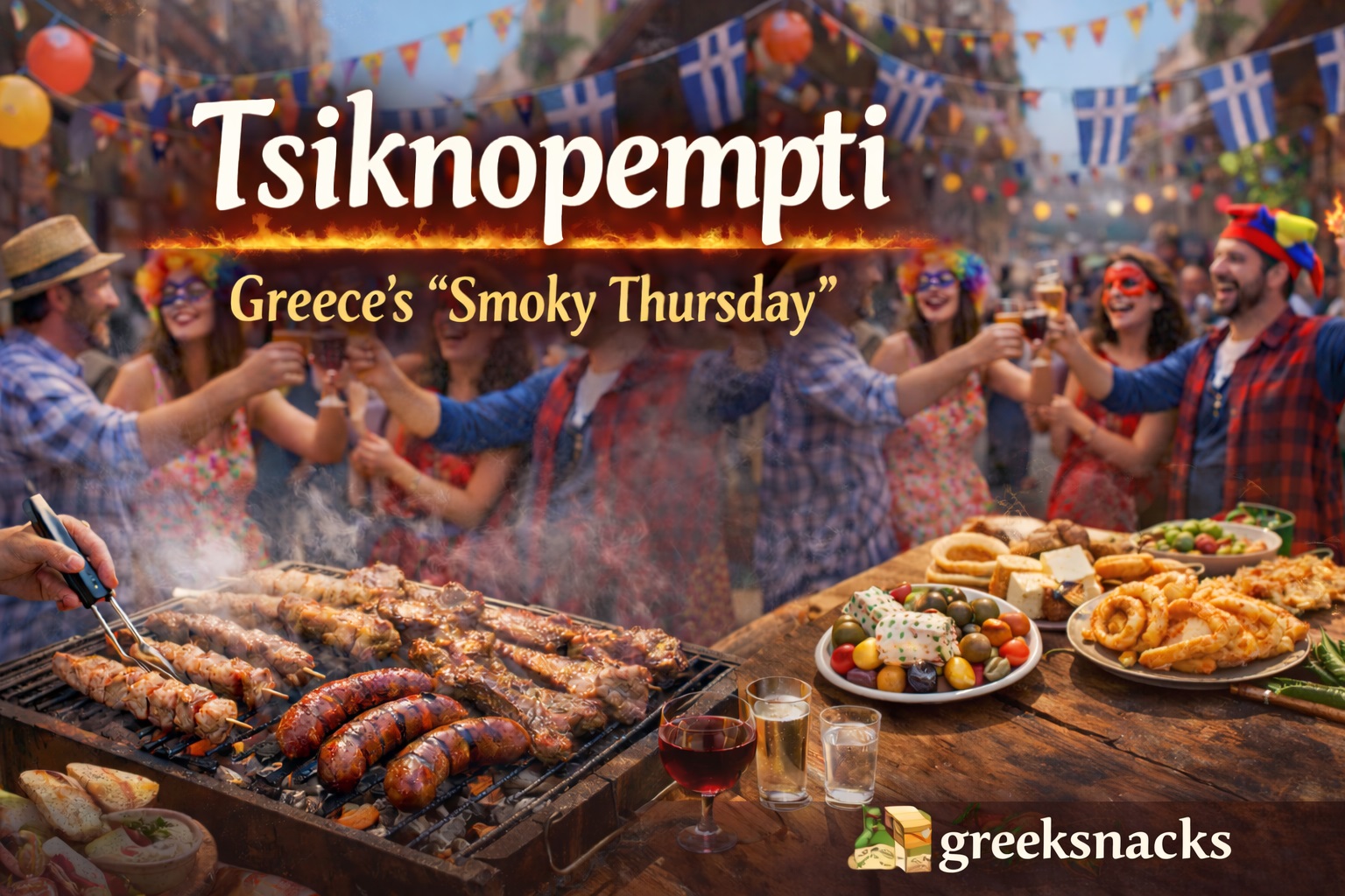 Tsiknopempti: Greece’s Smoky Thursday of Celebration – Greeksnacks Blog